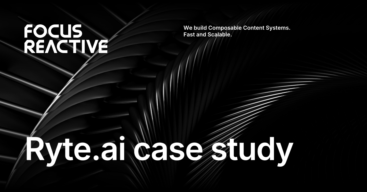 Ryte case study | FocusReactive